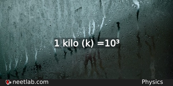 How to convert kilo to SI Unit - NEETLab